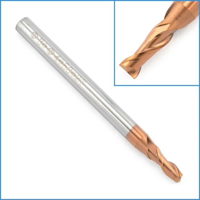 3MM HRC55 CARBIDE 2 Flute End Mill CNC Milling Cutter Router Bit Steel ...