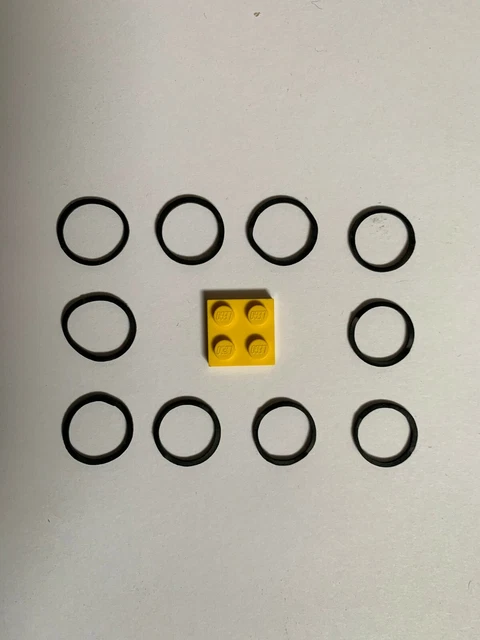 LEGO TECHNIC RUBBER Band Drive Belt 2x2 Square Cross Section - Ideal ...