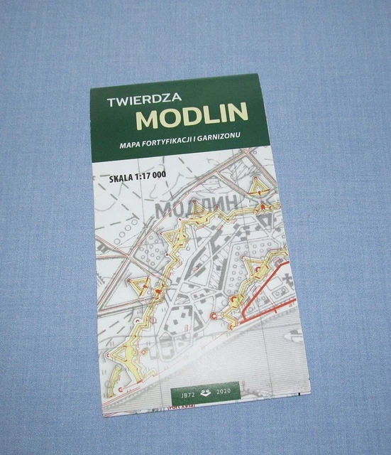 PLAN OF FORTRESS Modlin in Poland, Festung Modlin Karte / Polen, Map £9 ...