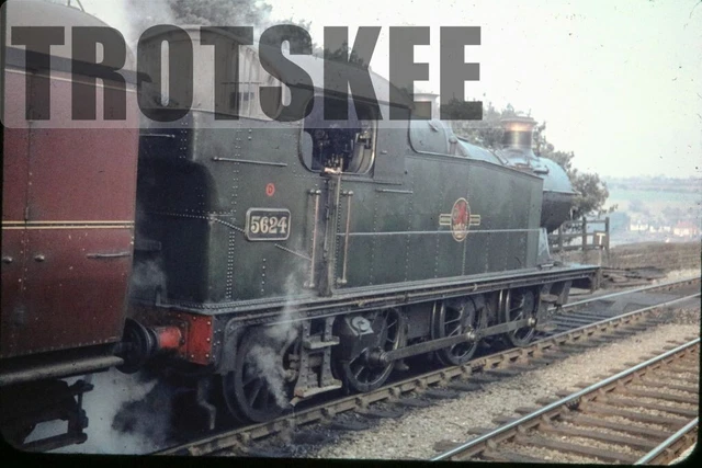 35MM SLIDE BR British Railways Steam Loco 5624 Class 5600 Hengoed Hill ...
