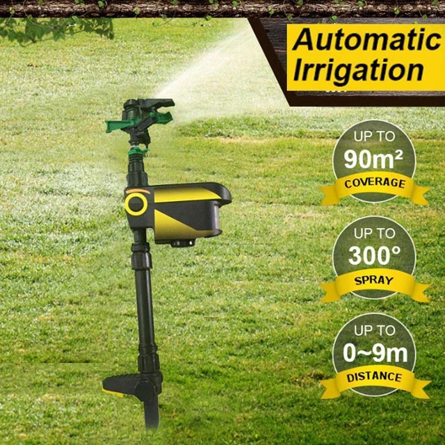 SOLAR POWER ANIMAL Repellent Sprinkler Motion Activated Garden Blaster ...