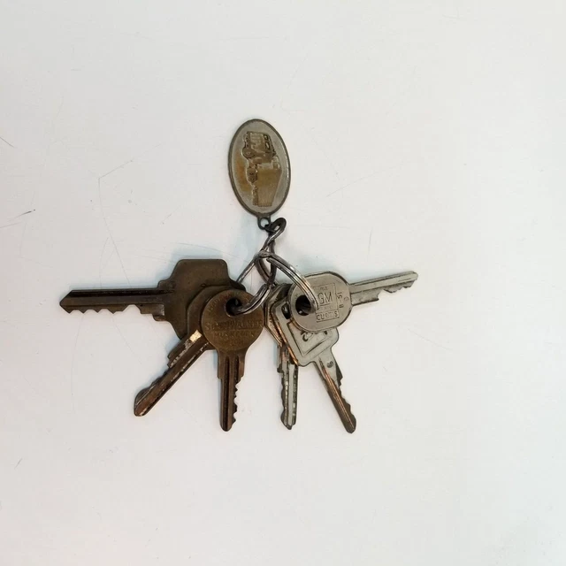 VINTAGE GENERAL MOTORS GM And Other Keys With Semi Truck On A Key Chain ...