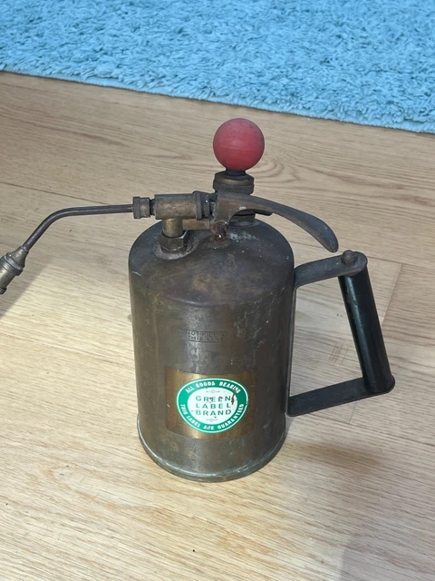 VINTAGE GREEN LABEL Brand Garden Pump Pressure Sprayer - Copper £28.78 ...