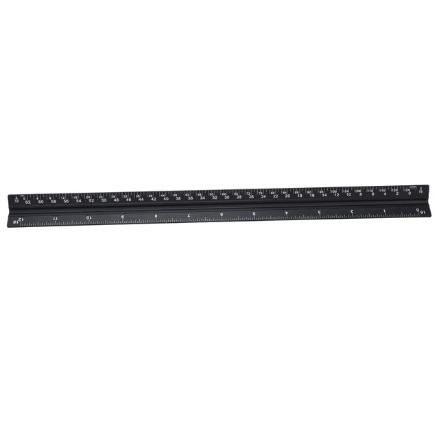 SCALE RULER ENGRAVED Marking Triangular Ruler For Drawing For ...