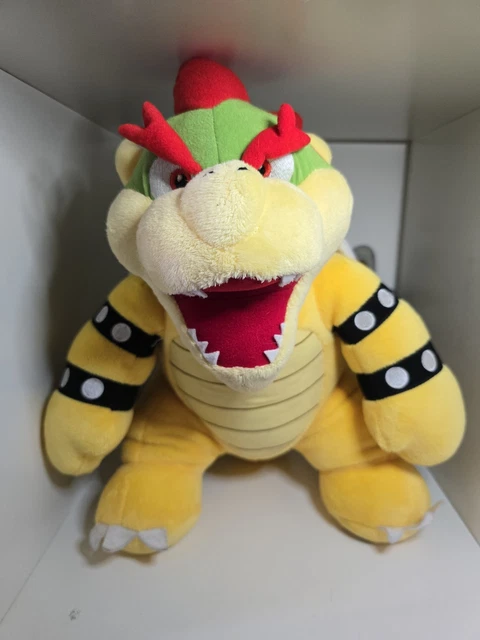 BOWSER BUILD A Bear Workshop Super Mario Bros Nintendo Soft Plush Toy ...