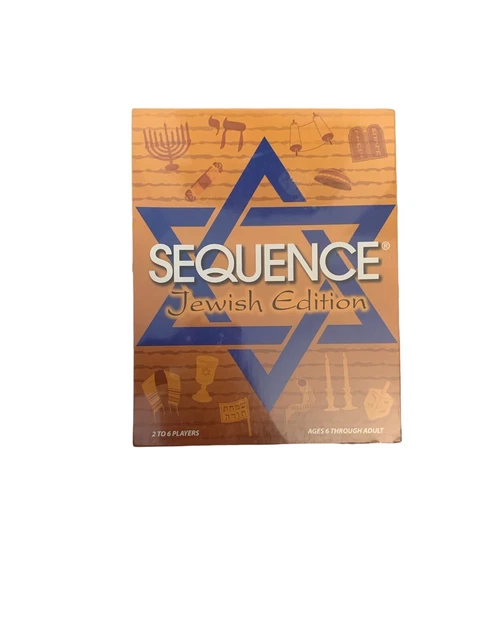 RARE SEQUENCE JEWISH Edition Strategy Board Game Jax Ltd Judaica 6 ...