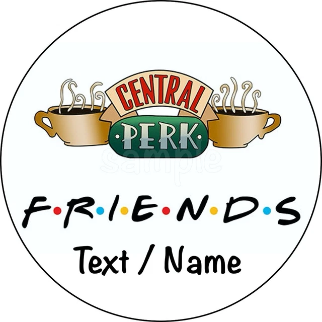 FRIENDS CENTRAL PERK Edible Cake Topper Wafer Icing Birthday Party ...