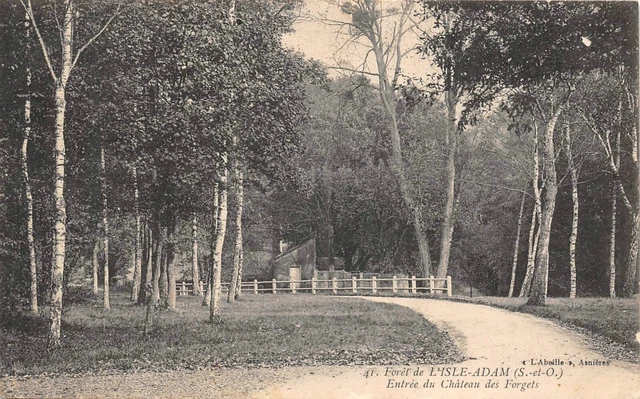 CPA FORÊT DE L'ISLE-ADAM Entrée du Château des Forgets (143312) EUR 6,99 - PicClick IT