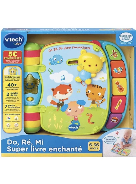 VTECH MUSICAL BABY Toy, Baby toddler book, Interactive book, French £10 ...
