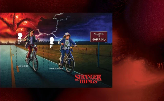 GB 2026 STRANGER THINGS Prestige Stamp Booklet mint, issue date 13/01 ...