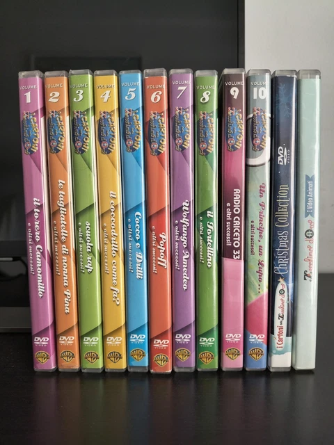 I CARTONI DELLO Zecchino D'oro Vol. 1-2-3-4-5-6-7-8-9-10-11-12 Dvd 🇮🇹 ...
