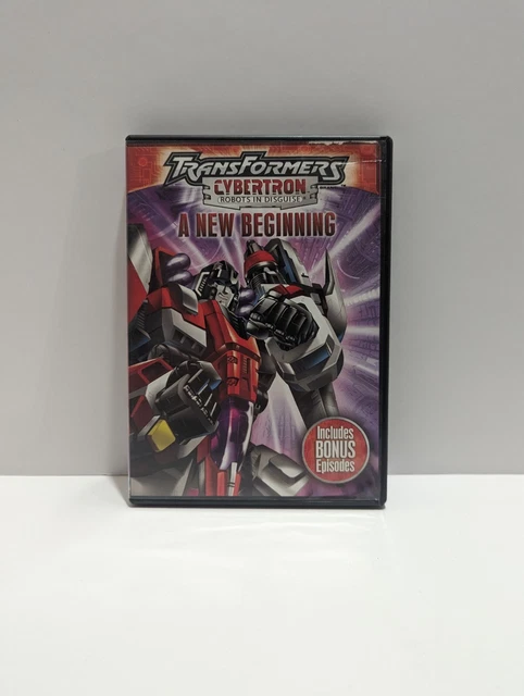 TRANSFORMERS CYBERTRON ROBOTS in Disguise: A New Beginning DVD (Tested ...
