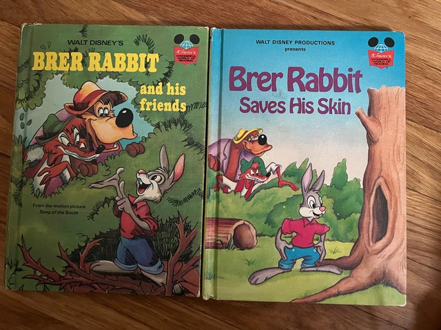 WALT DISNEY BRER Rabbit and His Friends VINTAGE Children Books 2 ...