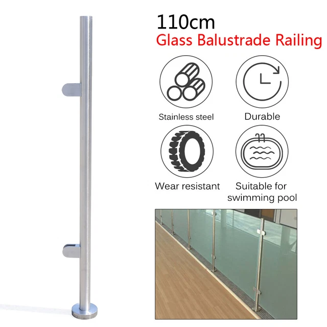 YARD SWIMMING POOL Guardrail Balustrades Post Handrails Stainless Steel ...