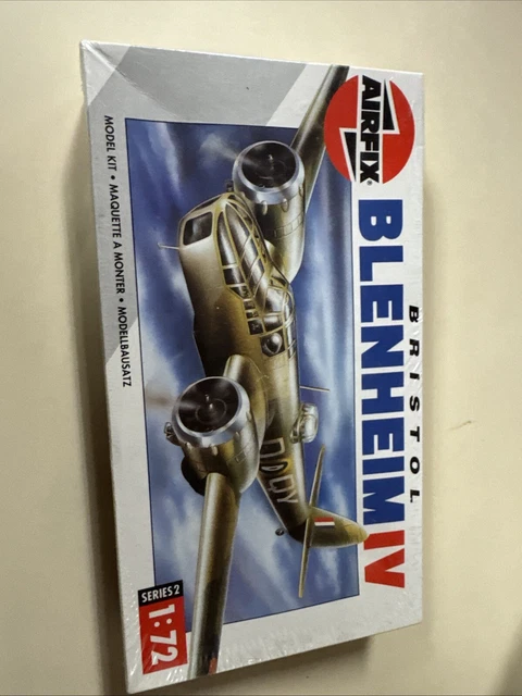 VINTAGE AIRFIX 1/72 scale Bristol Blenheim Mk.IV model kit. Factory ...