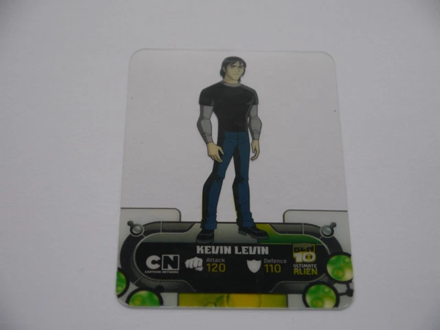 BEN 10 LAMINCARDS Ultimate Alien Series KEVIN LEVIN Card Number 14 _A3 ...