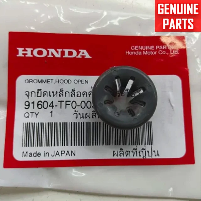 GENUINE HOOD OPEN Stay Grommet 91604-TF0-003 For Honda City Jazz Fit GD ...