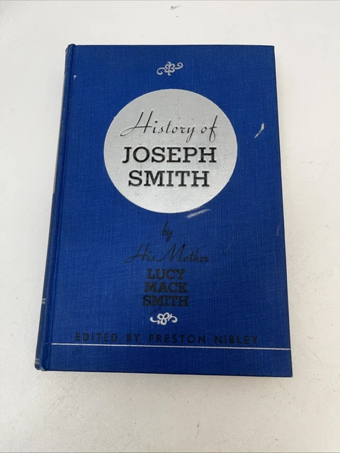 HISTORY OF JOSEPH Smith by His Mother Lucy Mack Smith 1945 Hardcover ...