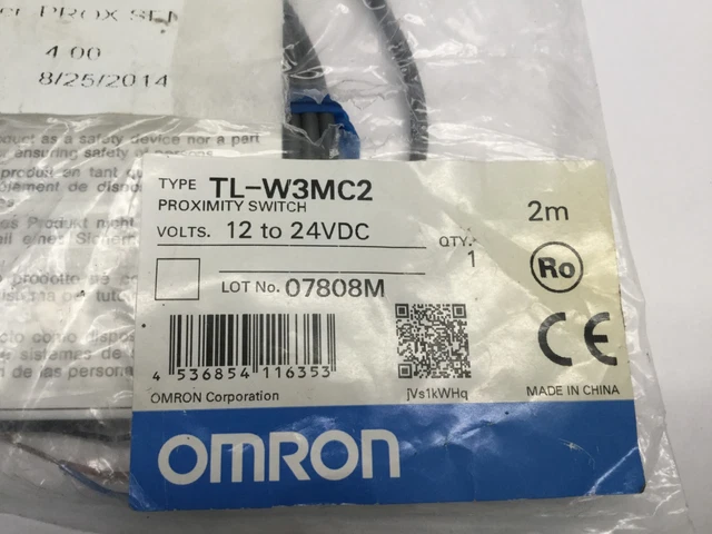 OMRON TL-W3MC2 PROXIMITY Switch 12-24VDC 2M TLW3MC2 Sensors New In Box ...
