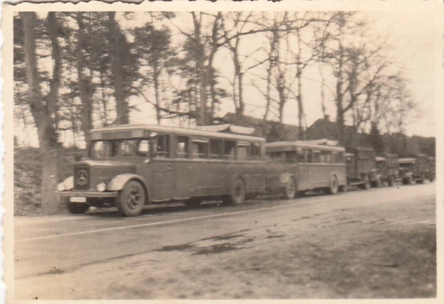 PRIVAT FOTO WEHRMACHT WK2 WW2 Bus LKW Mercedes EUR 3,00 - PicClick DE