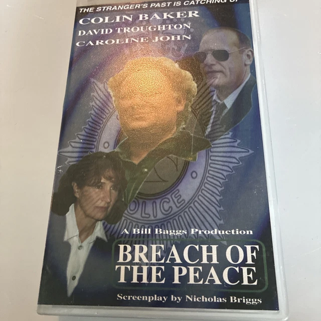 BREACH OF THE Peace VHS Colin Baker David Troughton Caroline John Bill ...