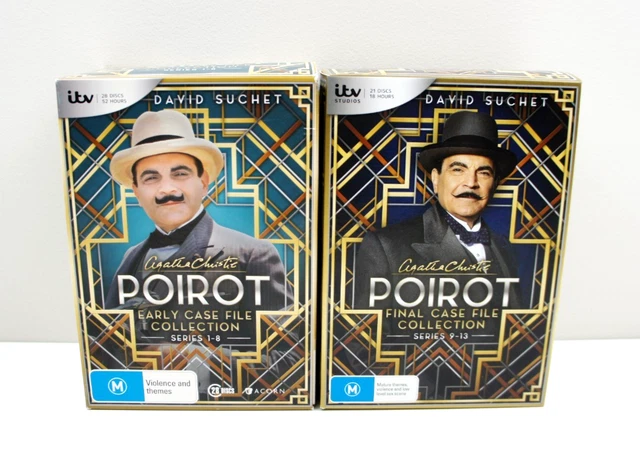 AGATHA CHRISTIE POIROT Complete DVD Set Collection Seasons 1 - 13 ...