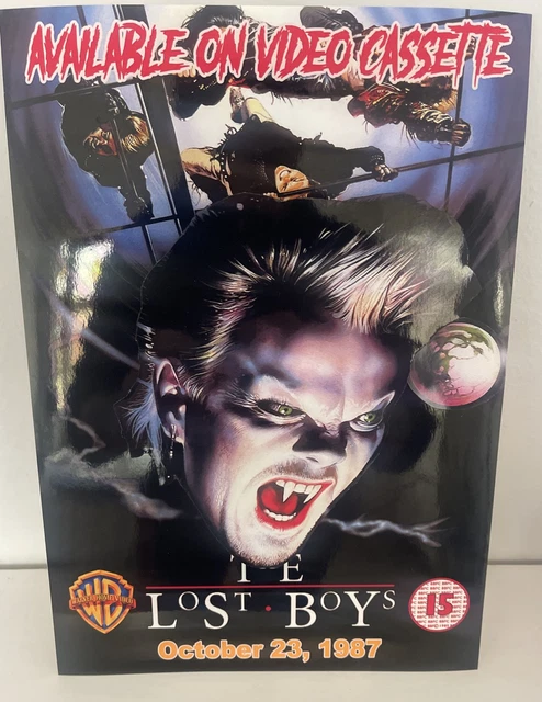 THE LOST BOYS VHS Promo Standee With 3D Head A4 NEW. £29.84 - PicClick UK