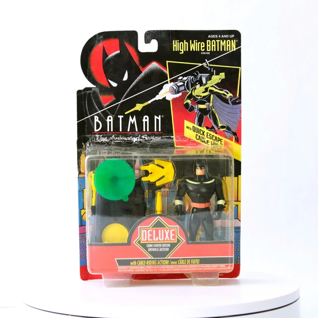 FUNSKOOL 2002 BATMAN The Animated Series HIGH WIRE BATMAN Figure ULTRA ...
