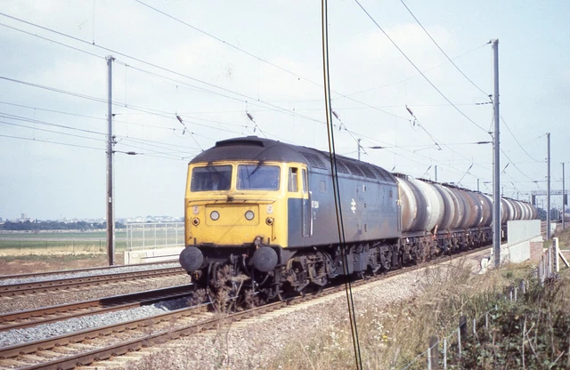 ORIGINAL SLIDE . BR Class 47 Diesel 47534 . Crosses The M25 Near ...