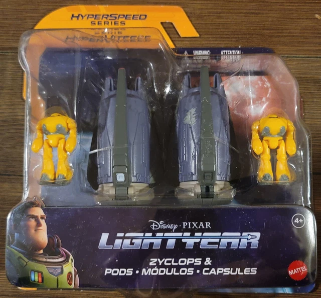 DISNEY PIXAR BUZZ Lightyear Zyclops & Pods Hyperspeed Series 2022 ...