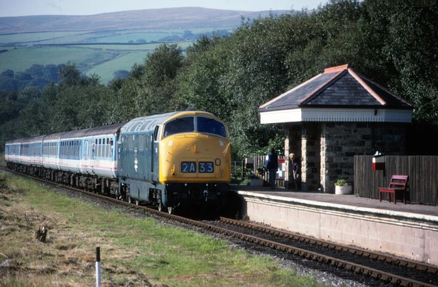 328 ORIGINAL COLOUR Railway Slide Class 42 D832 At Irwell Vale £2.99 ...