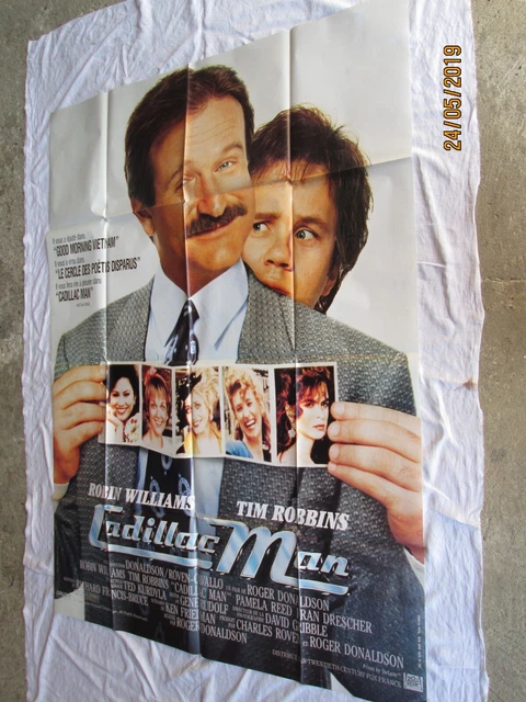 CADILLAC MAN ROBIN WILLIAMS Affiche cinéma originale pliée f 120x160 cm (1990) EUR 15,95 ...
