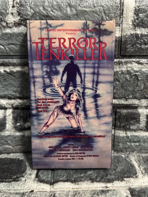 TERROR AT TENKILLER VHS RARE Horror VHS Slasher Movie United Home Video ...