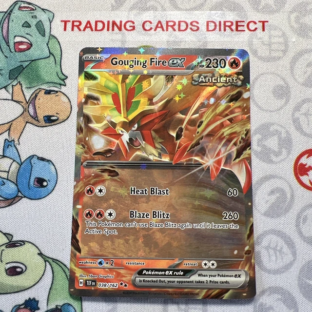 GOUGING FIRE 038/162 Double Rare S & V Temporal Forces Pokemon Card $3. ...
