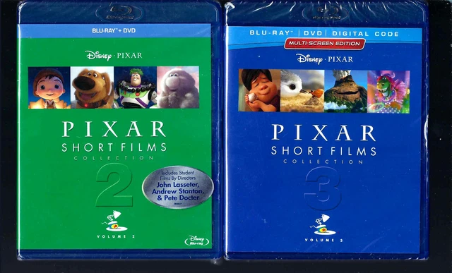 DISNEY PIXAR: BLU-RAY + Dvd Short Films Collection 2 & 3 Both New £19.04 - PicClick UK