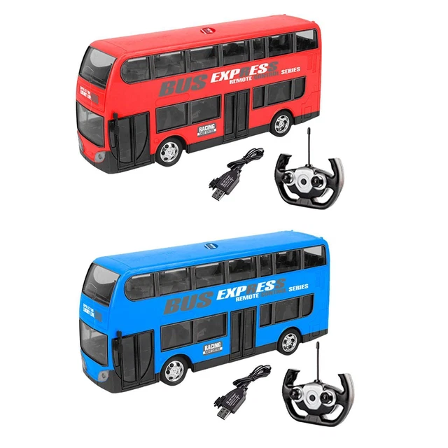 RC MODEL CAR Toy RC Decker Bus Vehicle Toys Simulation Portable ...