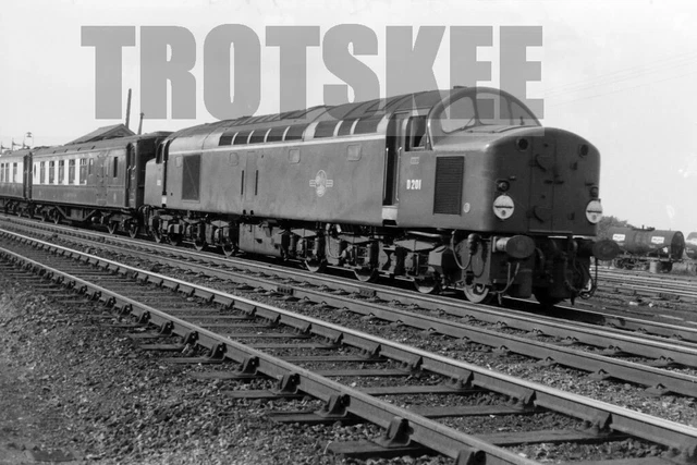 35MM NEGATIVE BR British Railways Diesel Loco Class 40 D201 c1960s SC £10.50 - PicClick UK