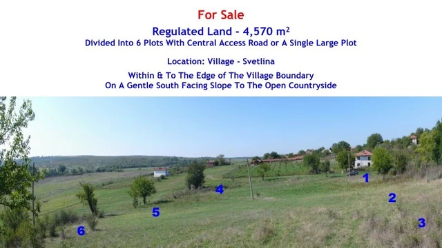 REGULATED LAND FOR Sale Bulgaria. 6 Plots Pay Monthly £12,000.00 ...