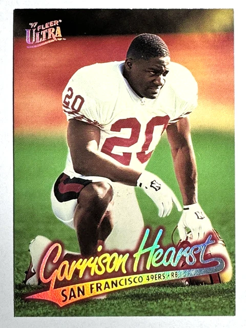 CARTE DE FOOTBALL Fleer Ultra GARRISON HEARST San Francisco 49ers 1997 ...