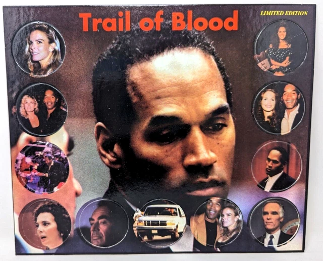 VINTAGE 1990S OJ Simpson Trail of Blood Murder Trial Limited Edition ...