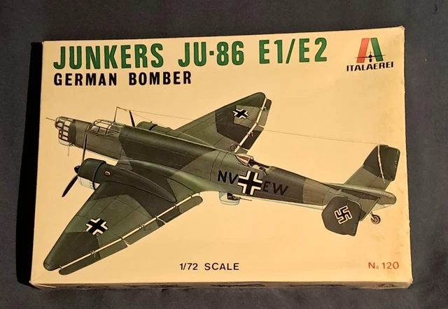 MAQUETTE AVION ITALERI 1/72 junkers JU-86 E1 / E2 EUR 17,00 - PicClick FR