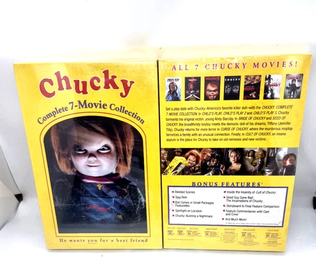 CHUCKY SEASON VOL 1-7 DVD Box Set Complete 7 Movie Collection Childs ...