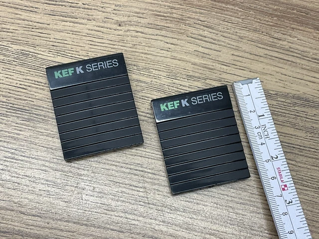 KEF K SERIES Speaker Grill Badge Logos Legends For KEF K160 £9.99 ...