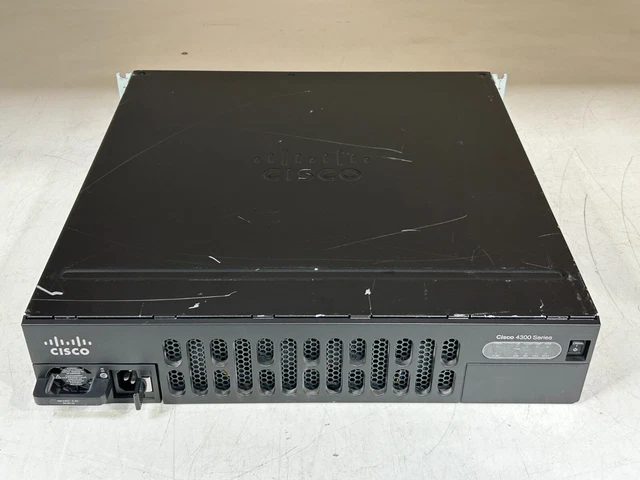 CISCO ISR4351/K9 ROUTER & Brackets & Power Cable Slight Damage 90 Day ...