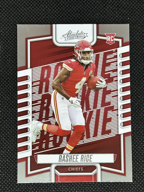 RASHEE RICE *2023 Panini Absolute Football* Base RC recrue #120-Chiefs ...