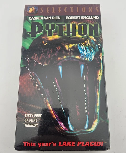 PYTHON VHS 2001 Casper Van Dien Robert Englund Sealed £10.54 - PicClick UK