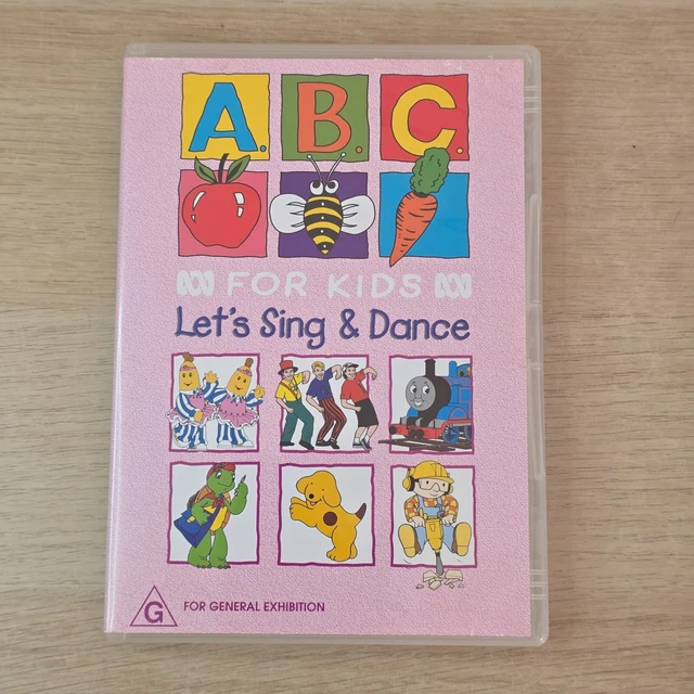 ABC FOR KIDS Let's Sing and Dance DVD Region 4 PAL Hooley Dooleys Thomas Spot $29.99 - PicClick AU