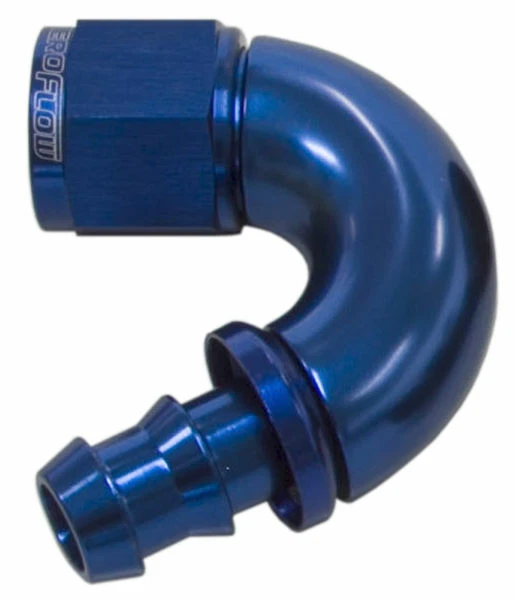 AEROFLOW 510 SERIES Full Flow Tight Radius Push Lock 150° Hose End ...