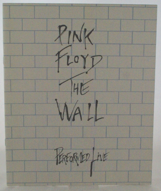 PINK FLOYD ROGER Waters Programme Vintage Original The Wall Performed ...