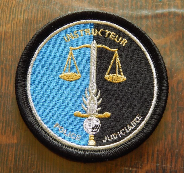 PATCH INSIGNE TISSU Gendarmerie Instructeur Police Judiciaire EUR 5,50 ...